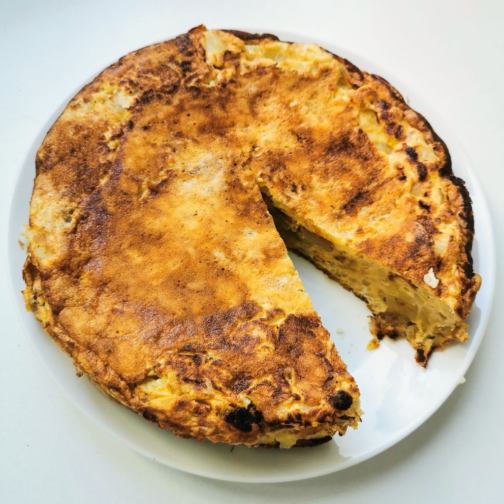Tortilla Española con Cebollas | Puramanteca Foodblog